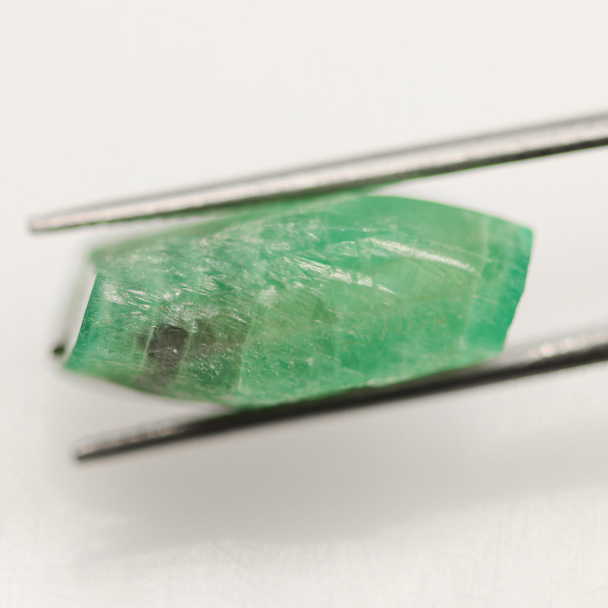 12.6ct Hydrothermal Beryl Green Aquamarine Collectible Crystal Lab Cre ...