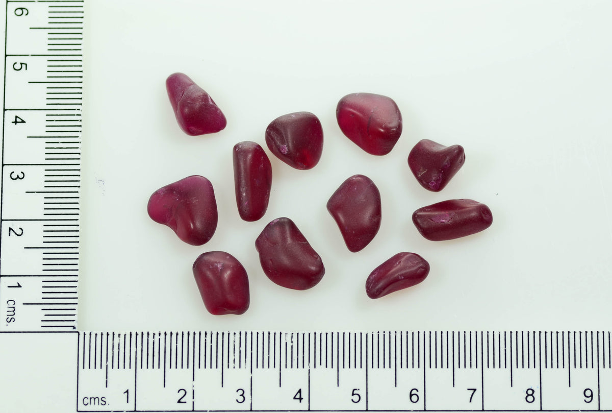 15.5gr Recrystallized Ruby Red Sapphire Lab Created Faceting Rough – RG ...