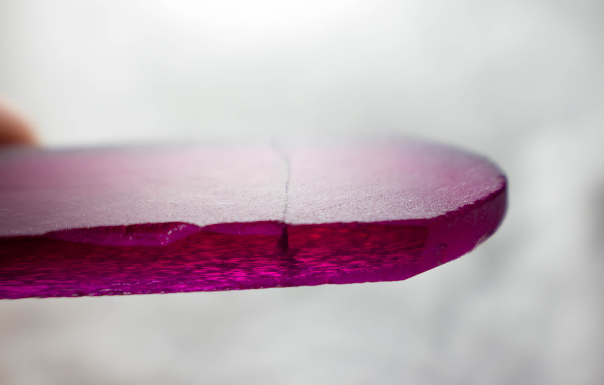 120.65ct Hydrothermal Purple Beryl (Red Emerald, Bixbite) Lab Created ...